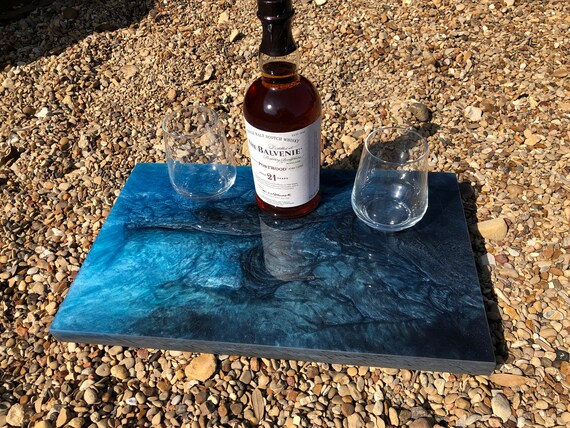 Inlay Specialty Epoxy Resin and Wood Trays Boards and Wall - Etsy