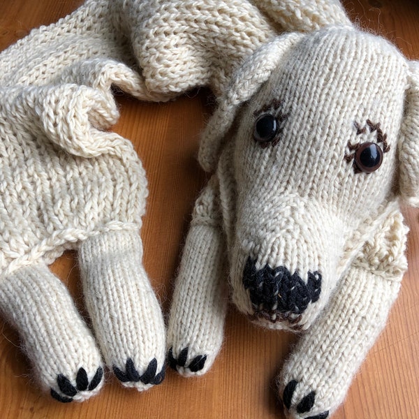 Golden Retriever Knitting Pattern - Etsy