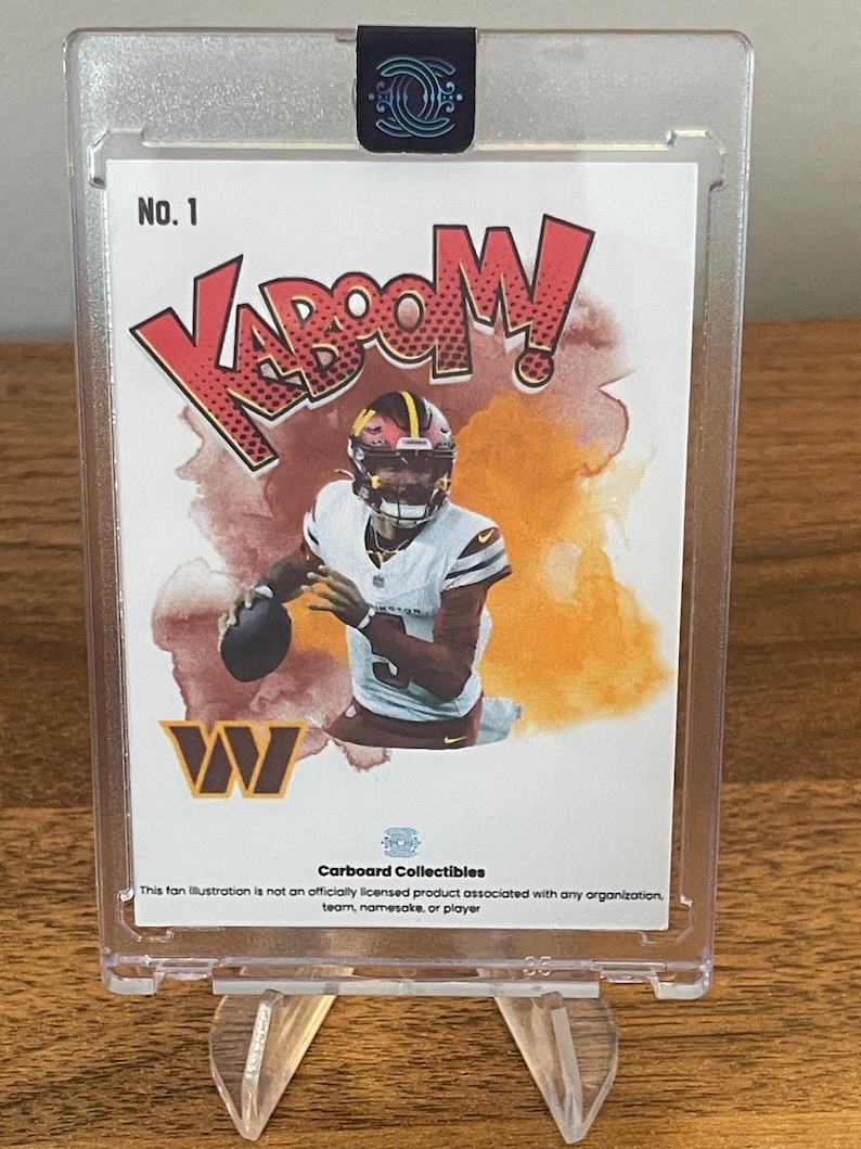 Jayden Daniels KABOOM! Custom Art Card! - Etsy