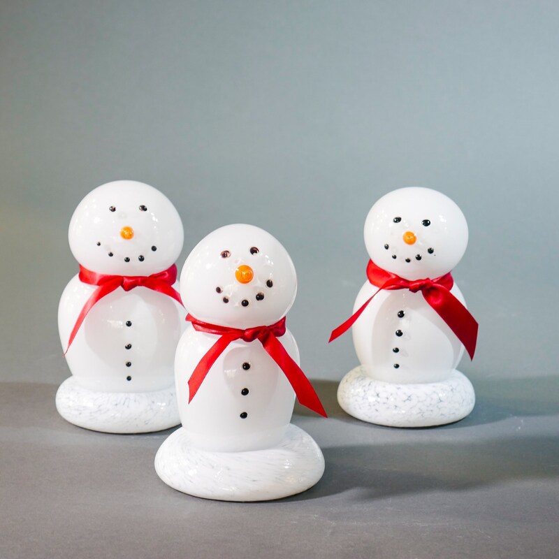 Snowman Glass - Etsy
