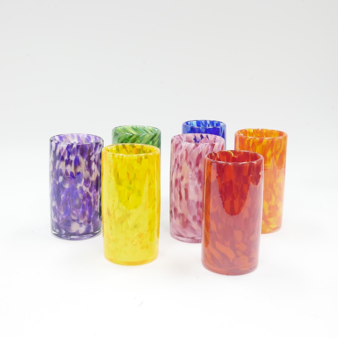 Tall Water Glass Sets: Doma Chroma Color Mix Set - Etsy