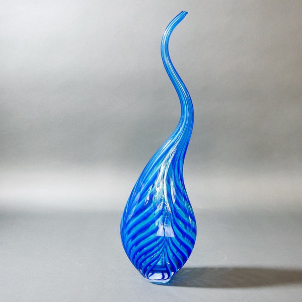Tall Glass Sculpture - Etsy