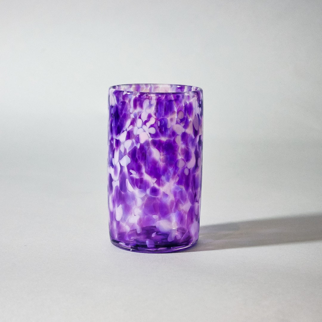 Tall Water Glass: Lilac Purple - Etsy