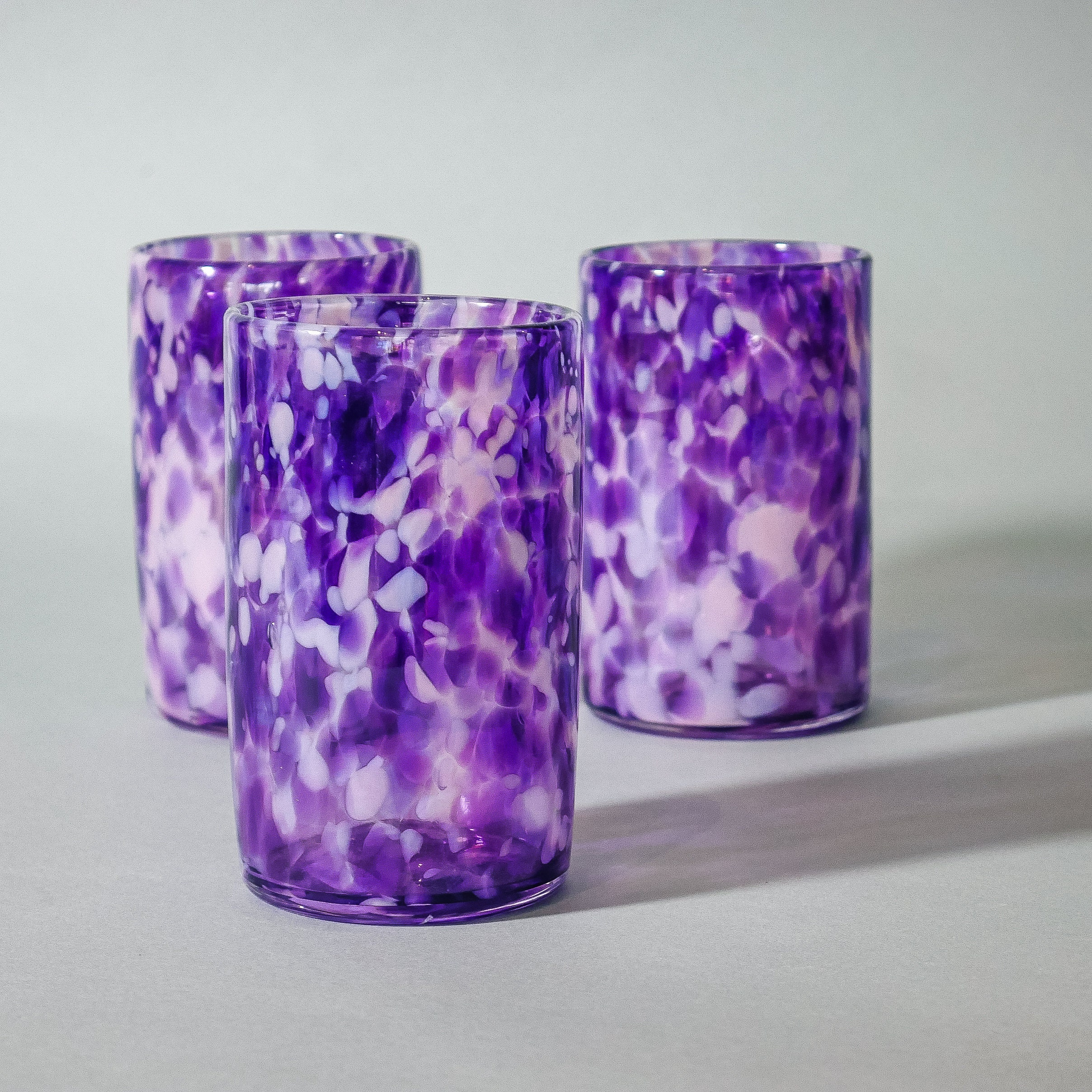 Purple water glasses store