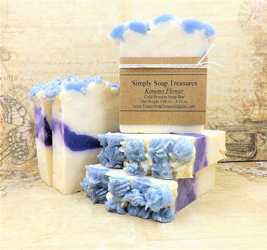 KIMONO FLOWER Artisan Soap Cold Process Soap Vegan Soap All Natural ...