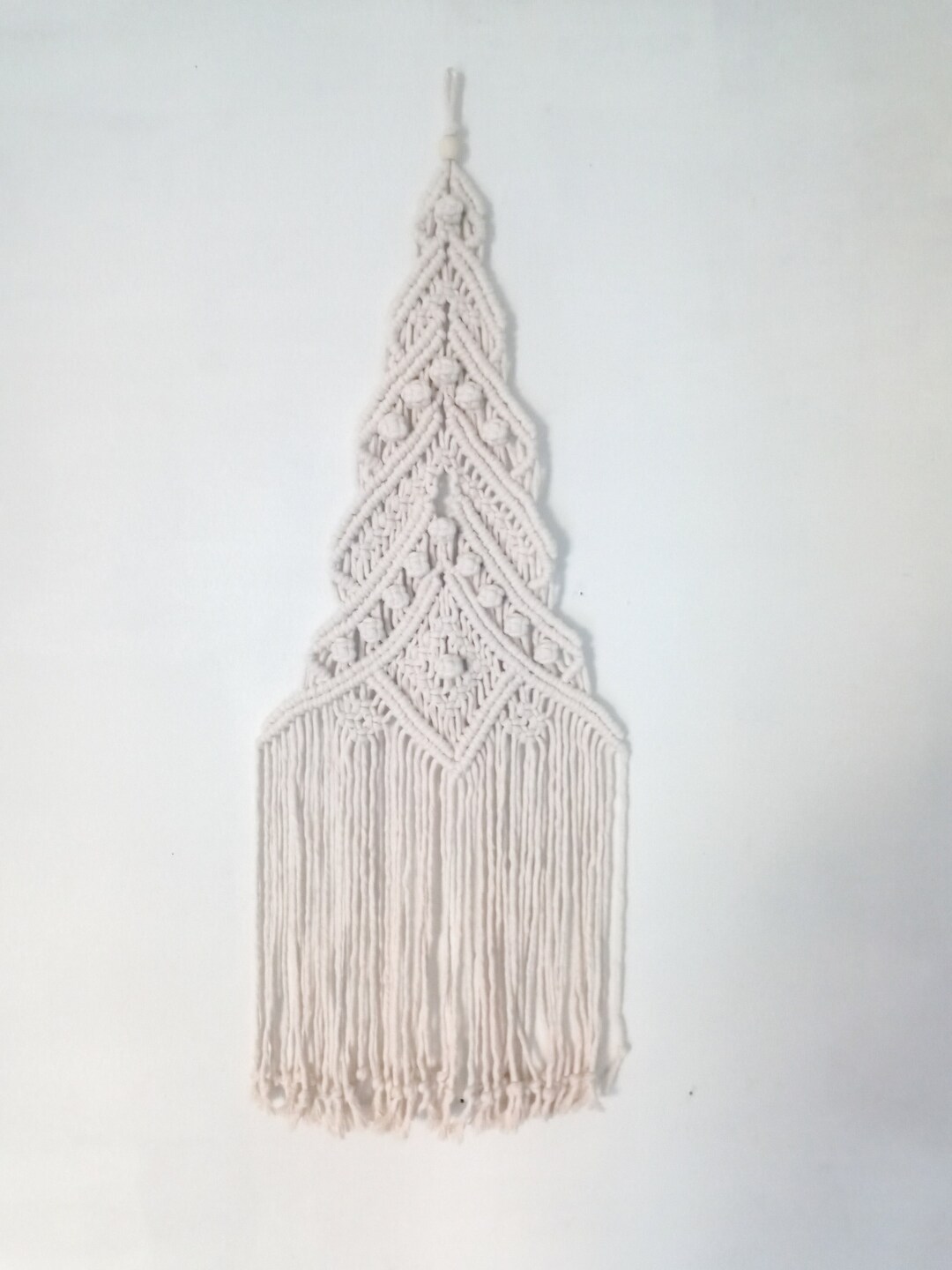 Macrame Christmas Tree Wall Hanging, Large Macrame Christmas Tree, RV ...