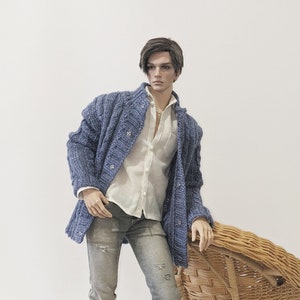 Bjd Clothes Wool Cardigan for Fid Iplehouse Man Sartoriaj Msd - Etsy