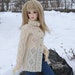Bjd Clothing Women Beige Wool Cardigan With Aranas for Msd - Etsy