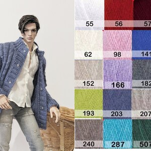 Bjd Clothes Wool Cardigan for Fid Iplehouse Man Sartoriaj Msd - Etsy