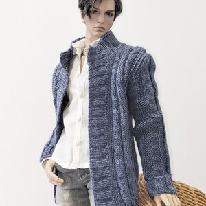 Bjd Clothes Wool Cardigan for Fid Iplehouse Man Sartoriaj Msd - Etsy