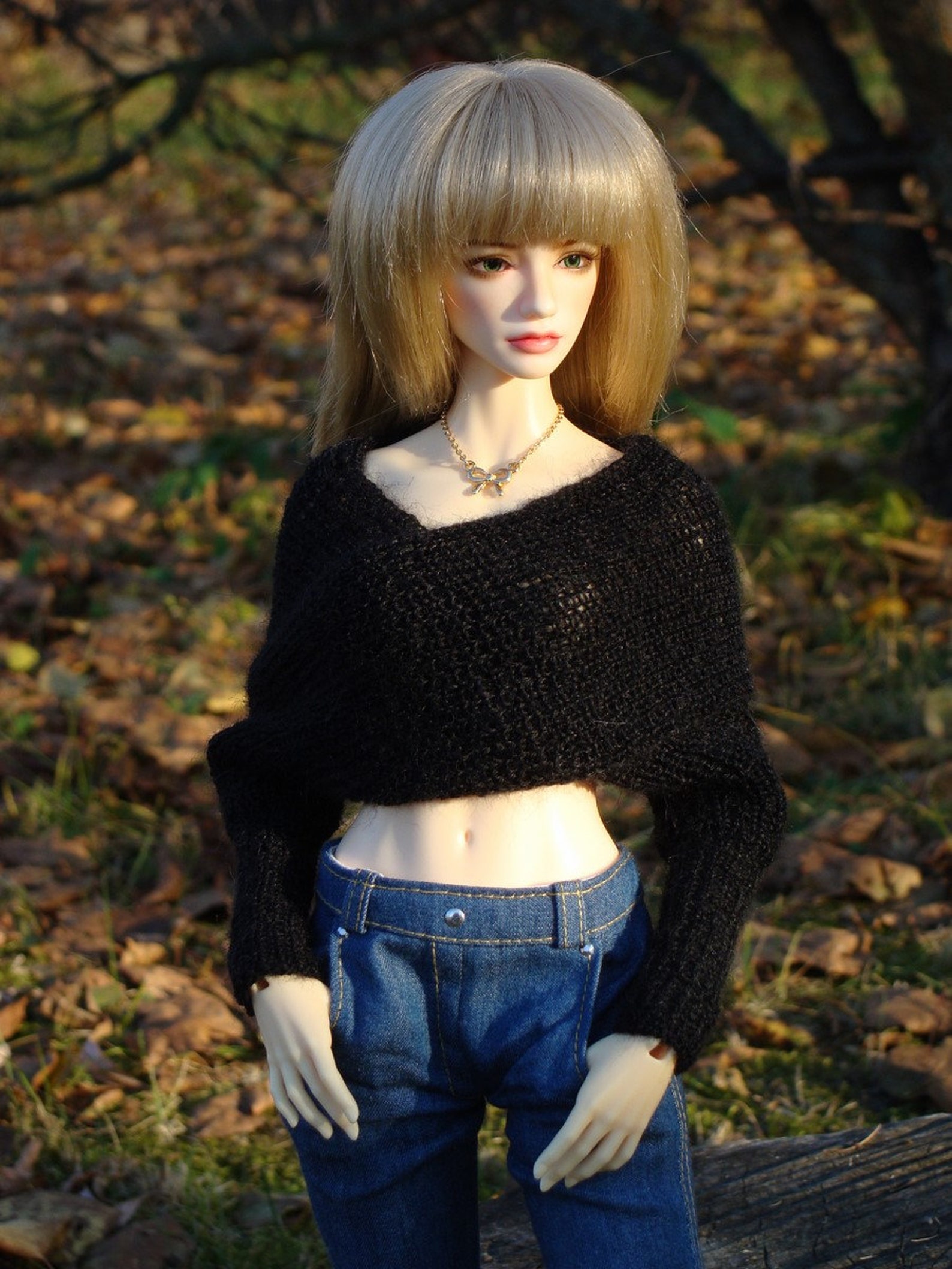 Bjd Girl Sweater Palantine Reversible Sweater for Msd Bjd Fid - Etsy