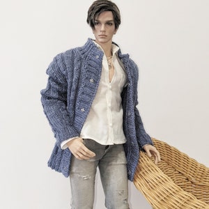 Bjd Clothes Wool Cardigan for Fid Iplehouse Man Sartoriaj Msd - Etsy