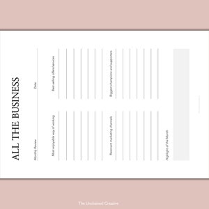 SMALL BUSINESS Planner Printable - Undated Digital Planner, Project ...