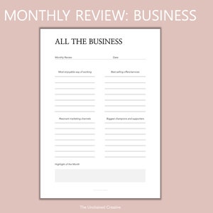 SMALL BUSINESS Planner Printable - Undated Digital Planner, Project ...