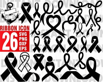 Awareness ribbon svg | Etsy