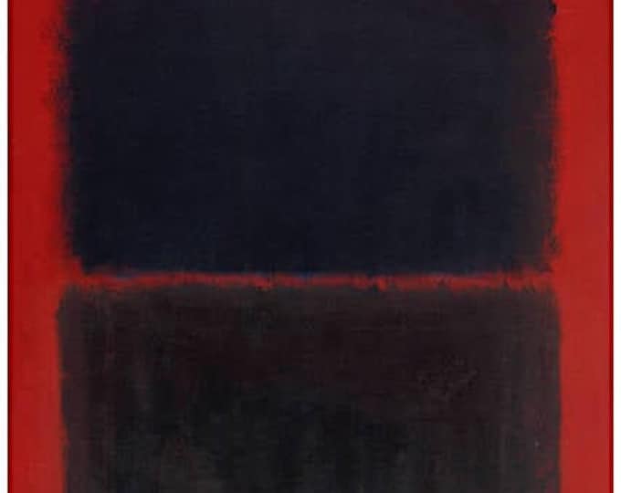 MARK ROTHKO 'red Over Black' Original Hand Printed Screenprint C1998 ...
