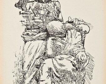 Dali Original Drawing - Etsy