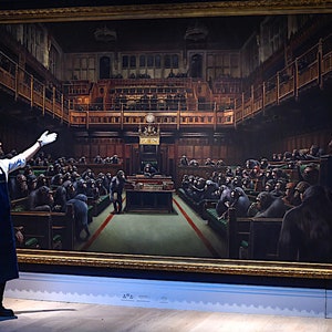 MASON STORM/BANKSY - 'devolved Parliament' - Hand Signed & Numbered Set ...