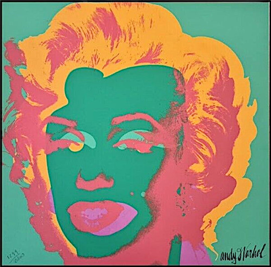 ANDY WARHOL - 'marilyn' - Hand Numbered Vintage Lithograph - C1986 ...