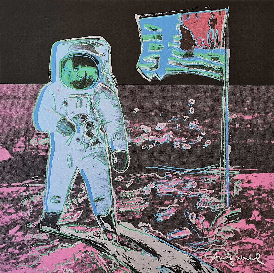 ANDY WARHOL - 'moonwalk' - Hand Numbered Lithograph - C2003 (limited ...