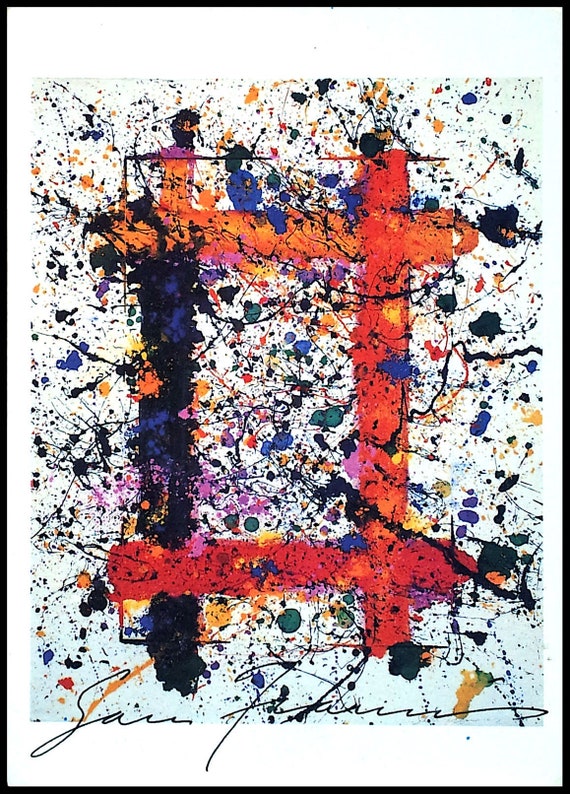 Sam francis - monotype - Gem