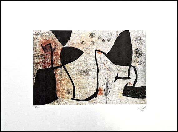 JOAN MIRO - hand numbered original lithograph - c1973… - Gem