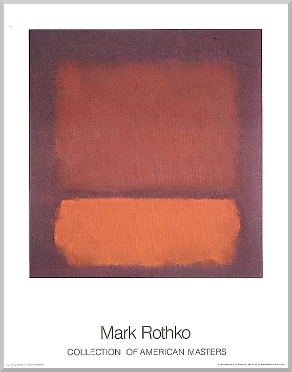 MARK ROTHKO - vintage original exhibition poster - c1… - Gem