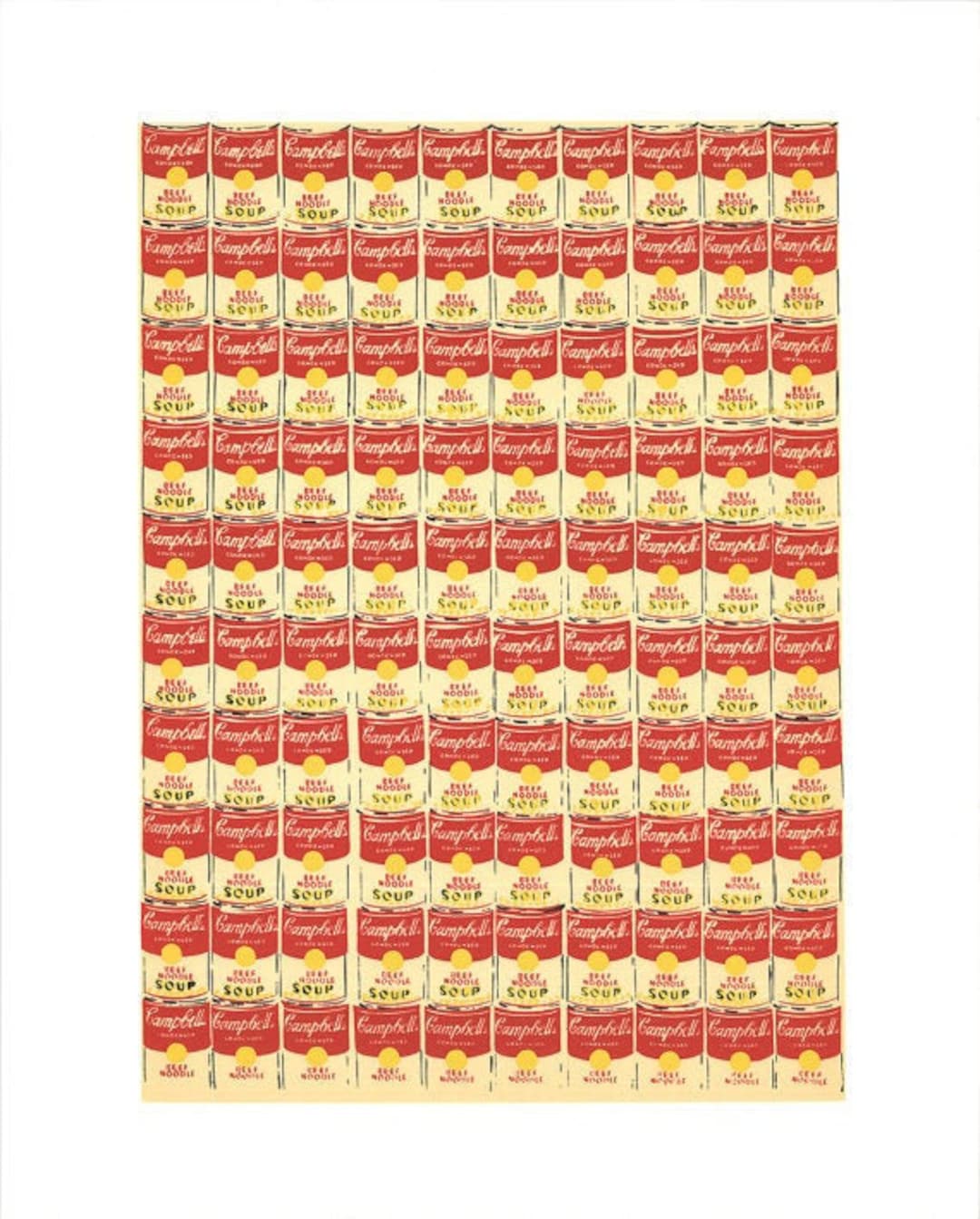 ANDY WARHOL - '100 Cans' - Original Limited Edition Vintage Screenprint ...