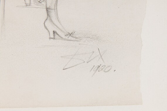OTTO DIX - original pencil drawing - c1920 (important… - Gem