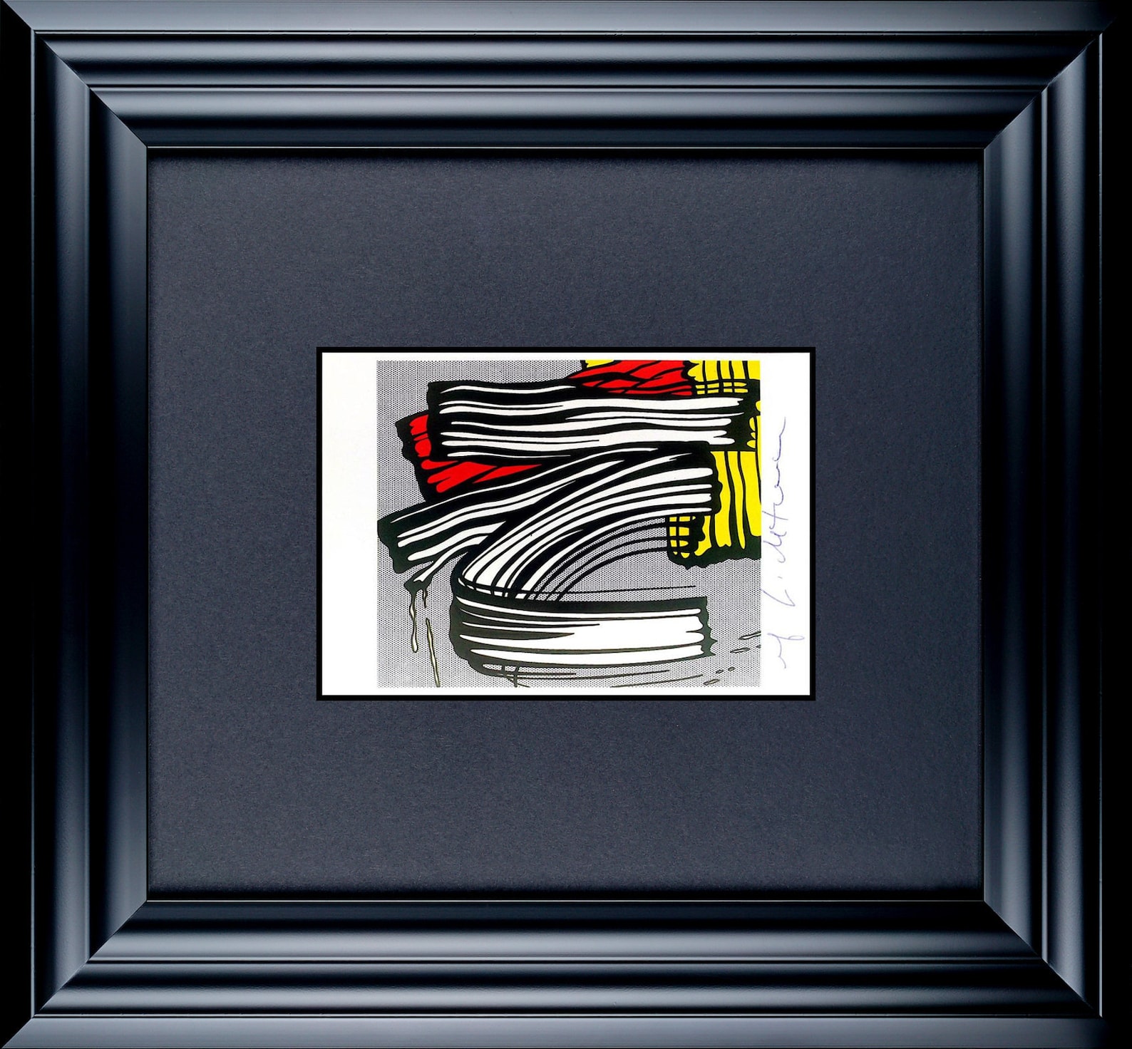 ROY LICHTENSTEIN - 'little Big Painting' - Hand Signed Vintage ...