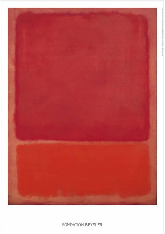 MARK ROTHKO - 'Red Orange - original poster - large (… - Gem