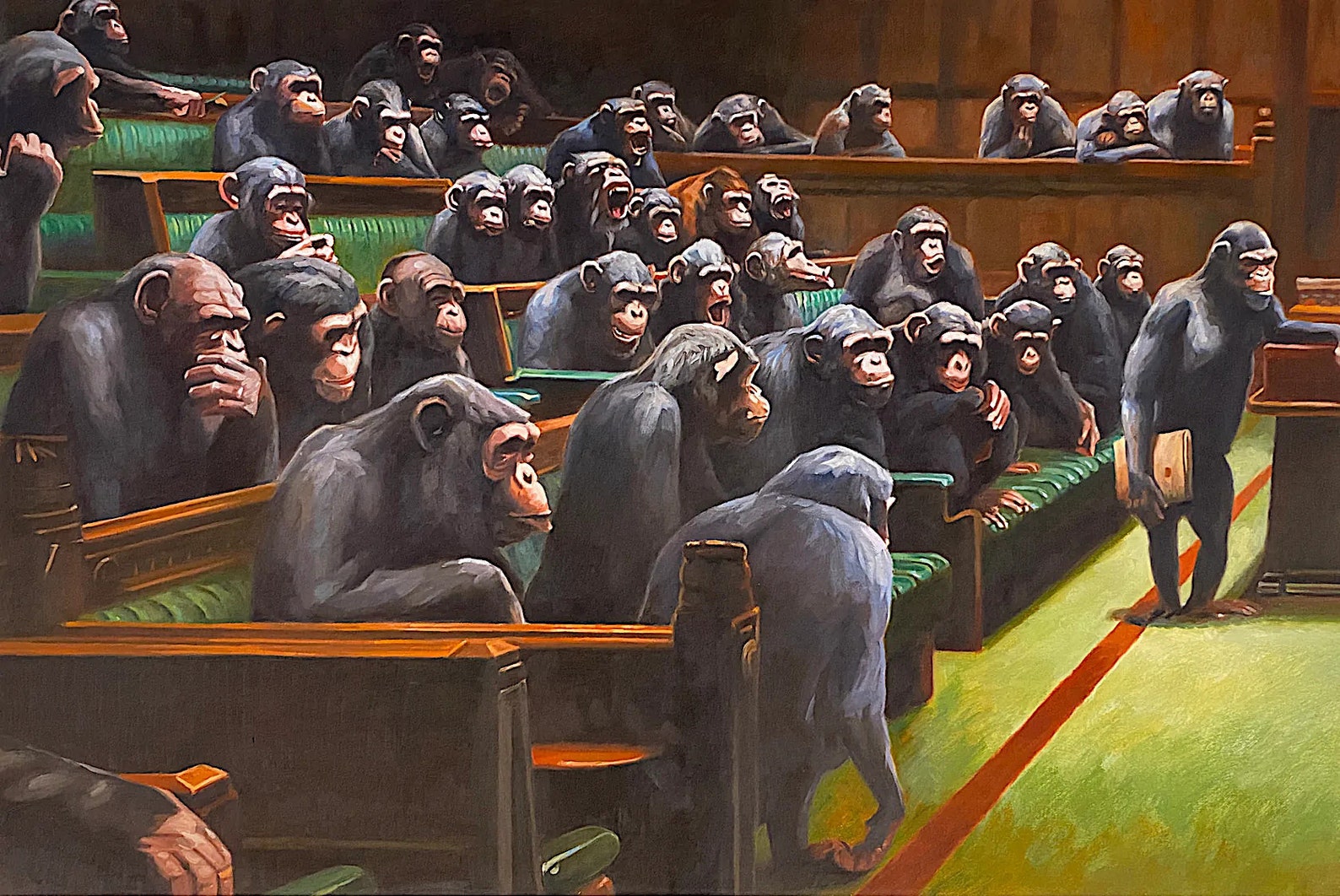 MASON STORM/BANKSY - 'devolved Parliament' - Hand Signed & Numbered Set ...