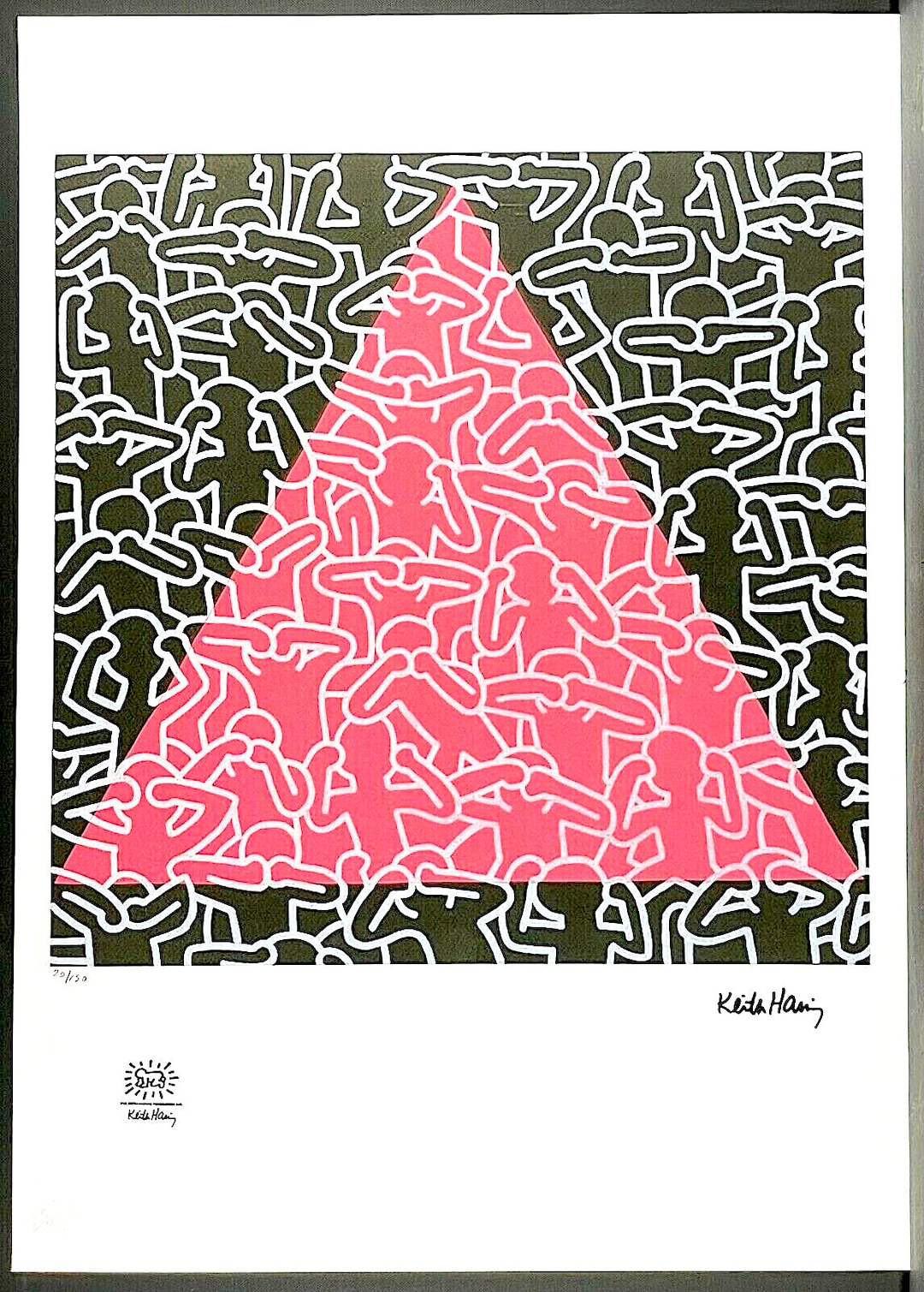 KEITH HARING - Hand Numbered Lithograph on Wove Paper (limited Edition ...