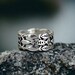 Swimming Fishes Ring, Silver Fish Ring, Wide Band Silver Fish Ring ...