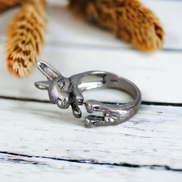 Rabbit Ring - Etsy