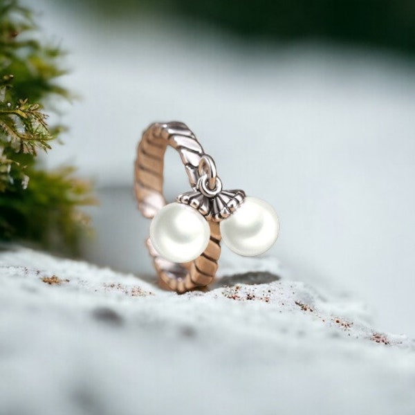 Tiny Pearl Ring - Etsy