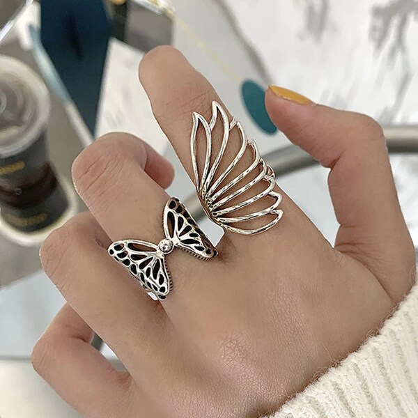 Butterfly Ring - Etsy