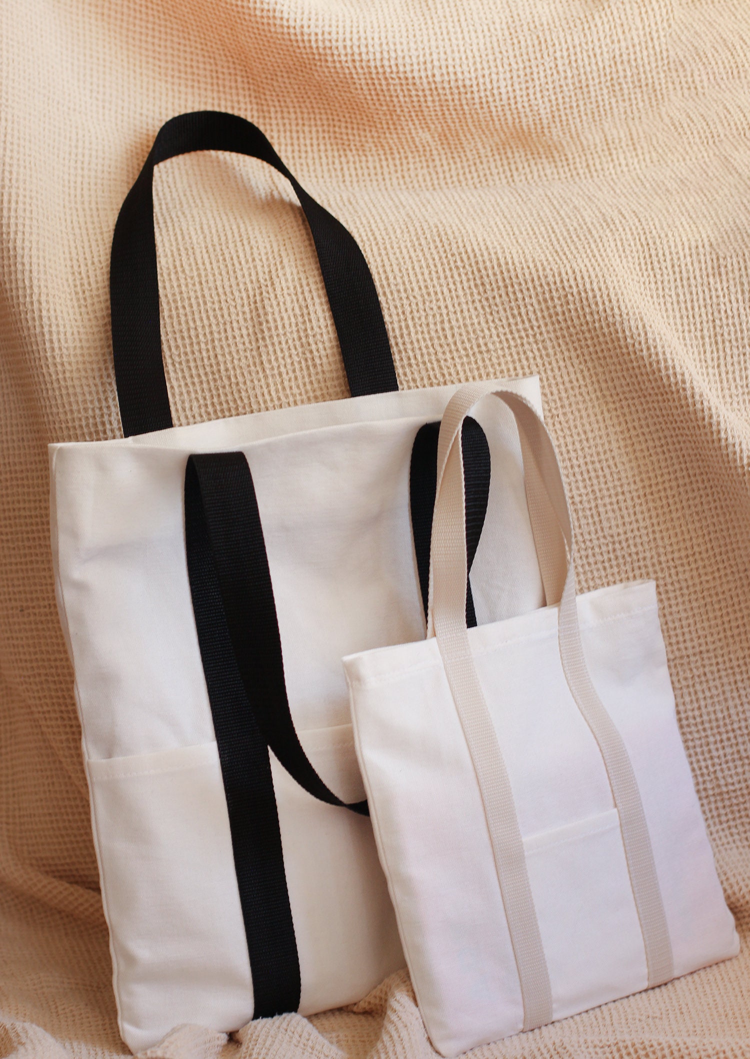 Everyday Tote Bag Sewing Pattern, Adult and Child Size Bag, Beginner ...