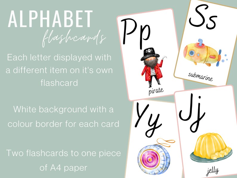 Printable Alphabet Bundle Alphabet Decor Bundle Alphabet - Etsy
