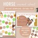 Printable Horse Reward Chart | Kids Behaviour Chart | Sticker Reward ...