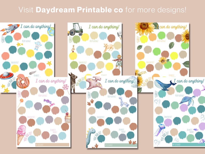 Printable Horse Reward Chart | Kids Behaviour Chart | Sticker Reward ...