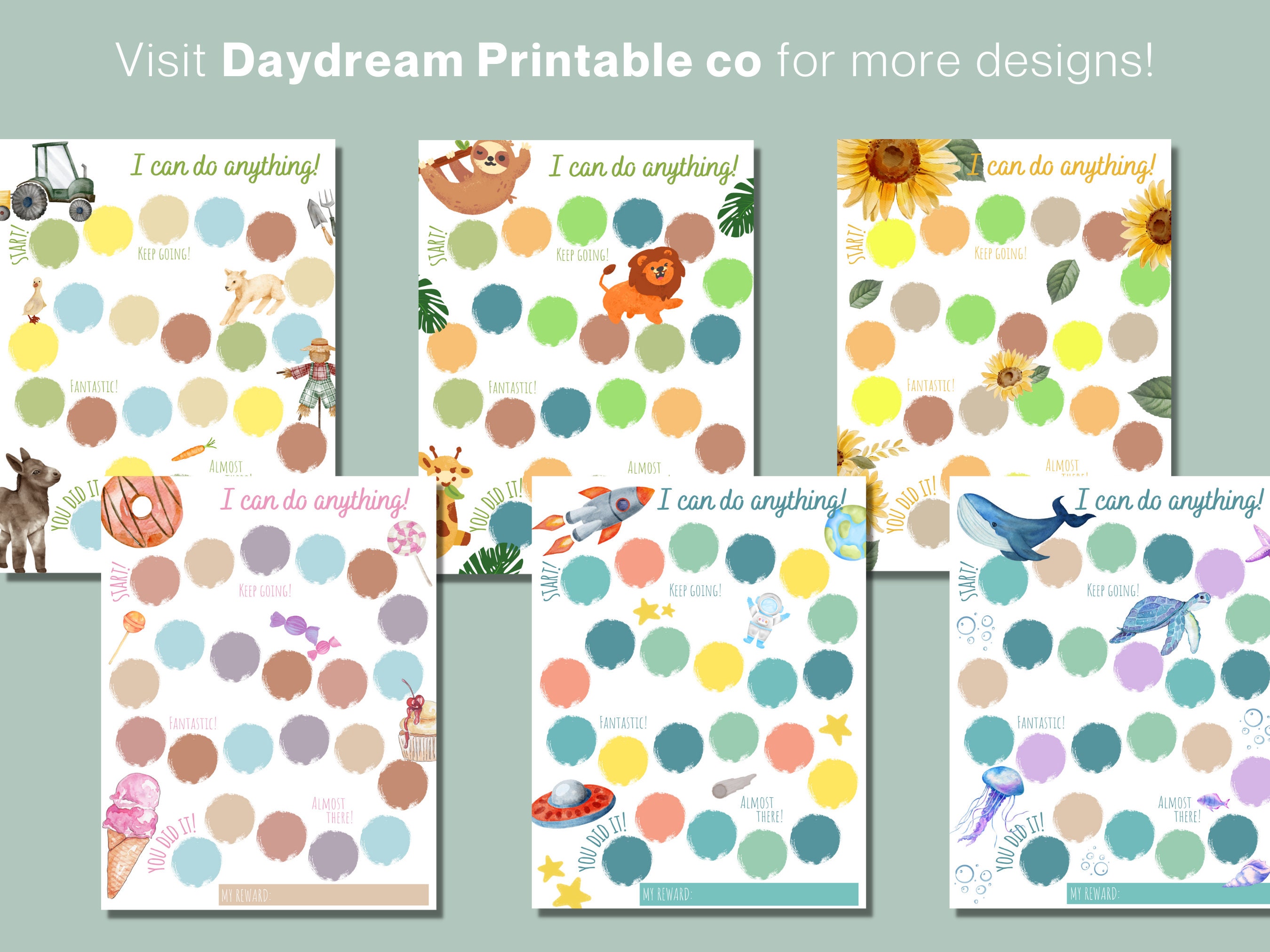Printable Dinosaur Reward Chart | Kids Behaviour Chart | Sticker Reward ...