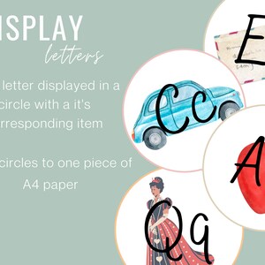 Printable Alphabet Bundle Alphabet Decor Bundle Alphabet - Etsy