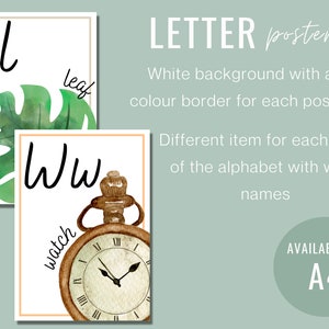 Printable Alphabet Bundle Alphabet Decor Bundle Alphabet - Etsy
