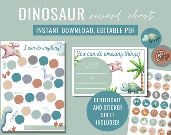 Printable Space Reward Chart Kids Behaviour Chart Sticker Reward Chart ...