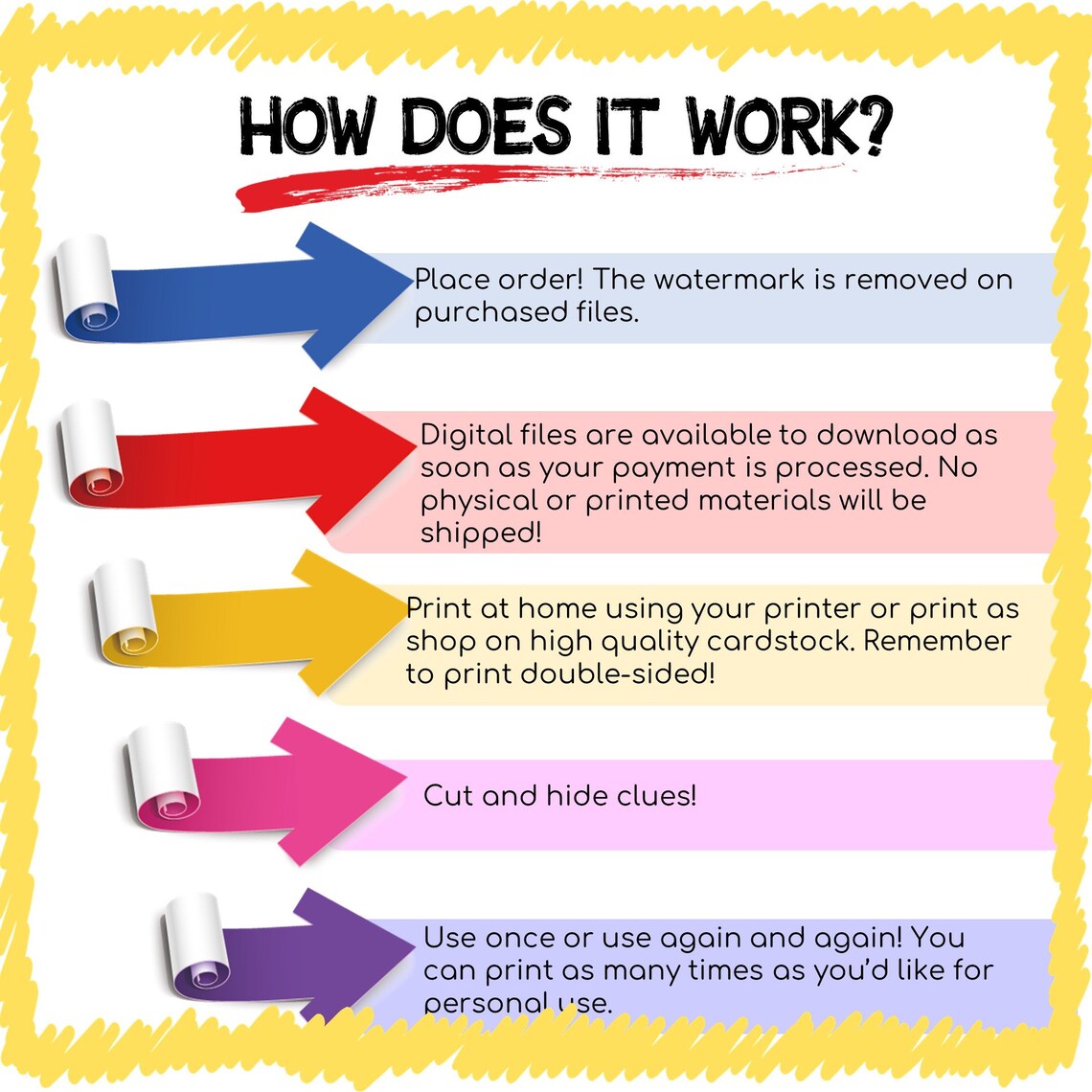 Bricks Treasure Hunt Clues - Kids Birthday Activity - Treasure Hunt ...