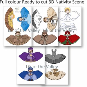Paper Nativity Cone - Etsy