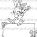 Lotv Digi Stamp GC Little Friends Rabbit With Daisy, Jpg, Birthday ...