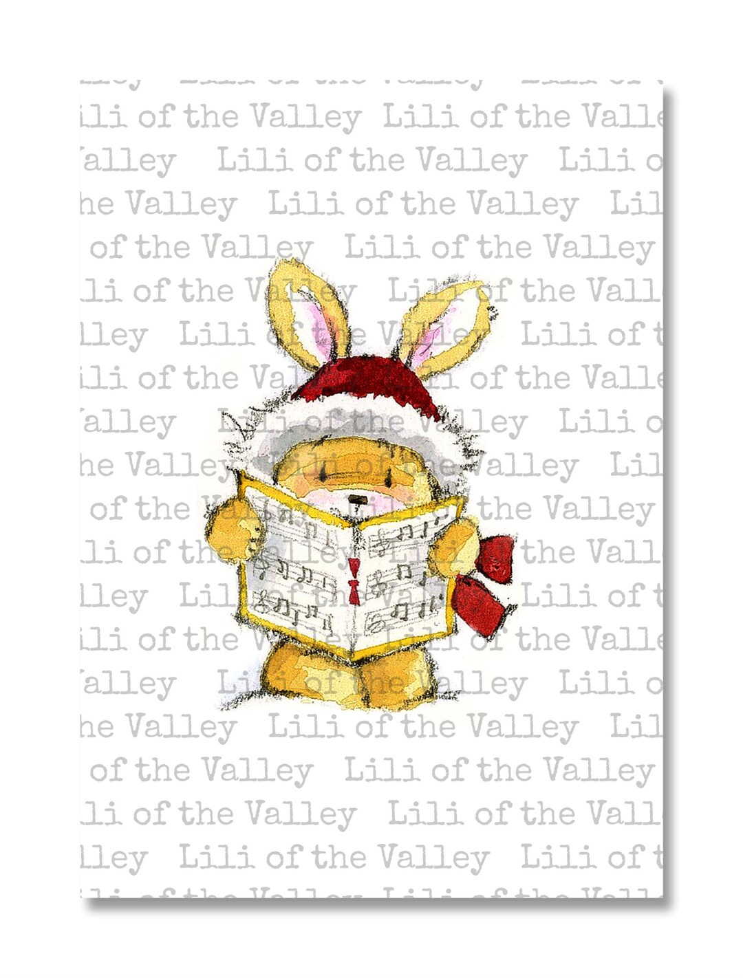LOTV Full Colour Simply Print GC Carol Singing Bunny, 3 Page PDF ...