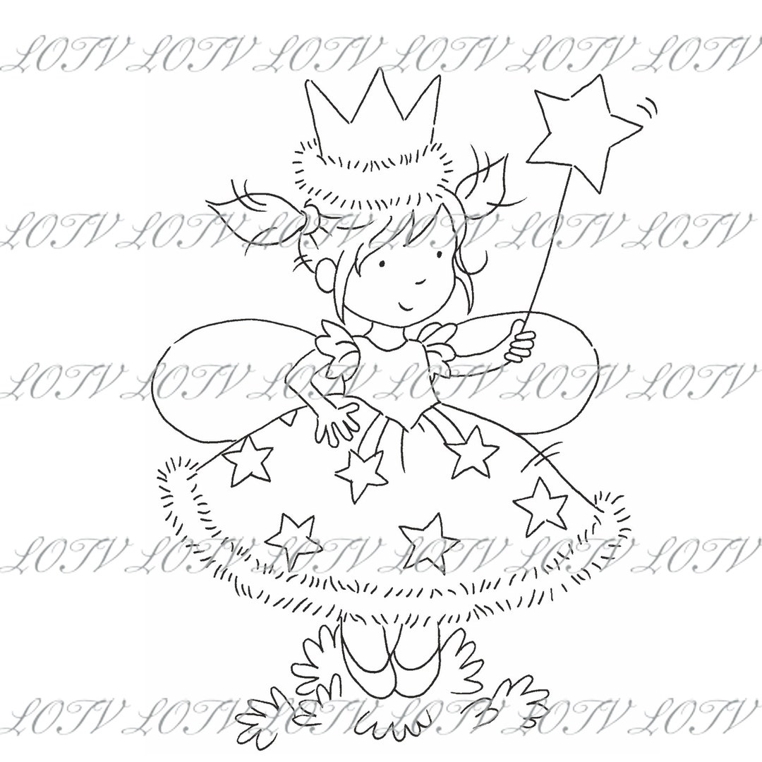 LOTV Digi Stamp - AS - Fairy Calendar December - JPEG, Digital - Etsy